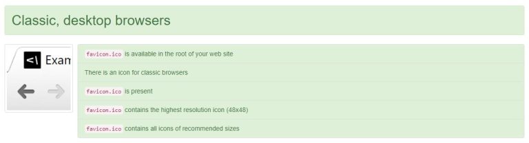 What to do if your site's favicon is not displayed in Bing