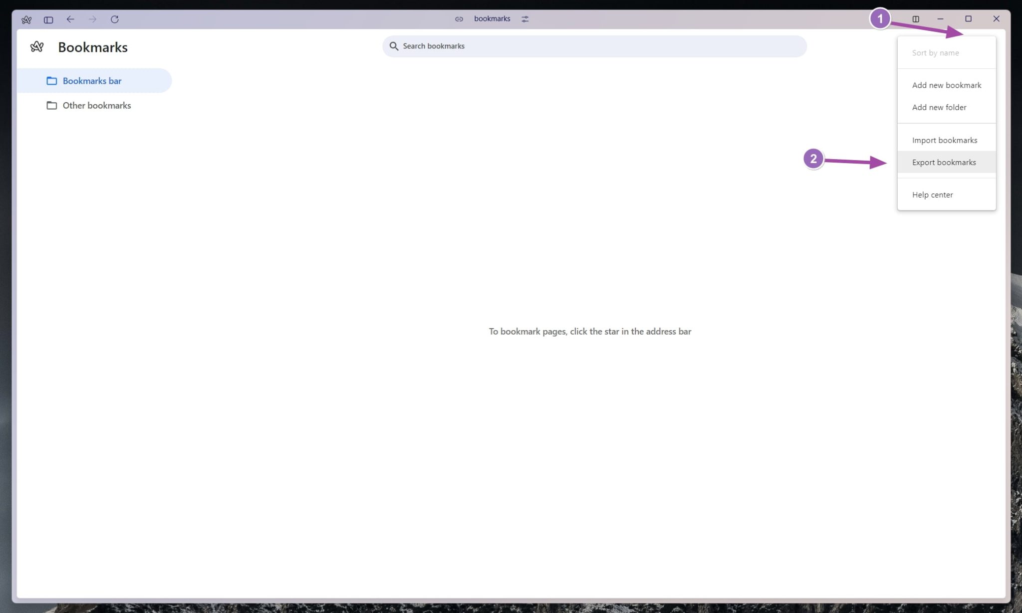 Why and how to export your browser's bookmarks