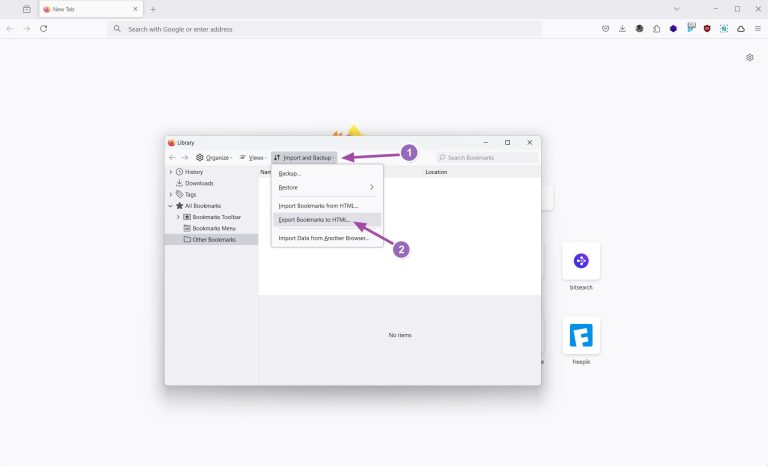 Why and how to export your browser's bookmarks
