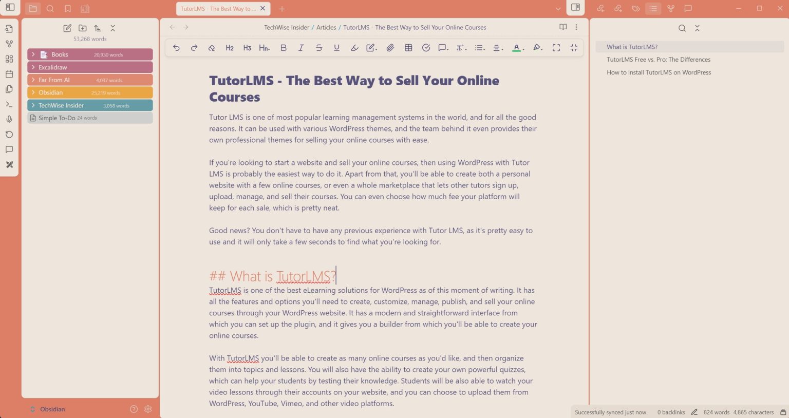 Obsidian Review: The Best Note-Taking And Novel Writing App