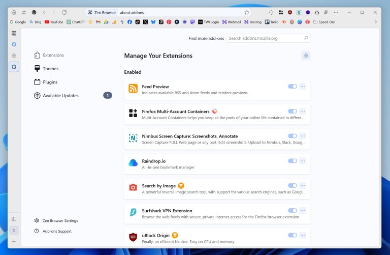 Zen Browser is a Firefox-based beauty that looks like Arc